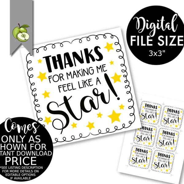 Star Gift Tags - 60+ Gift Ideas for 2024