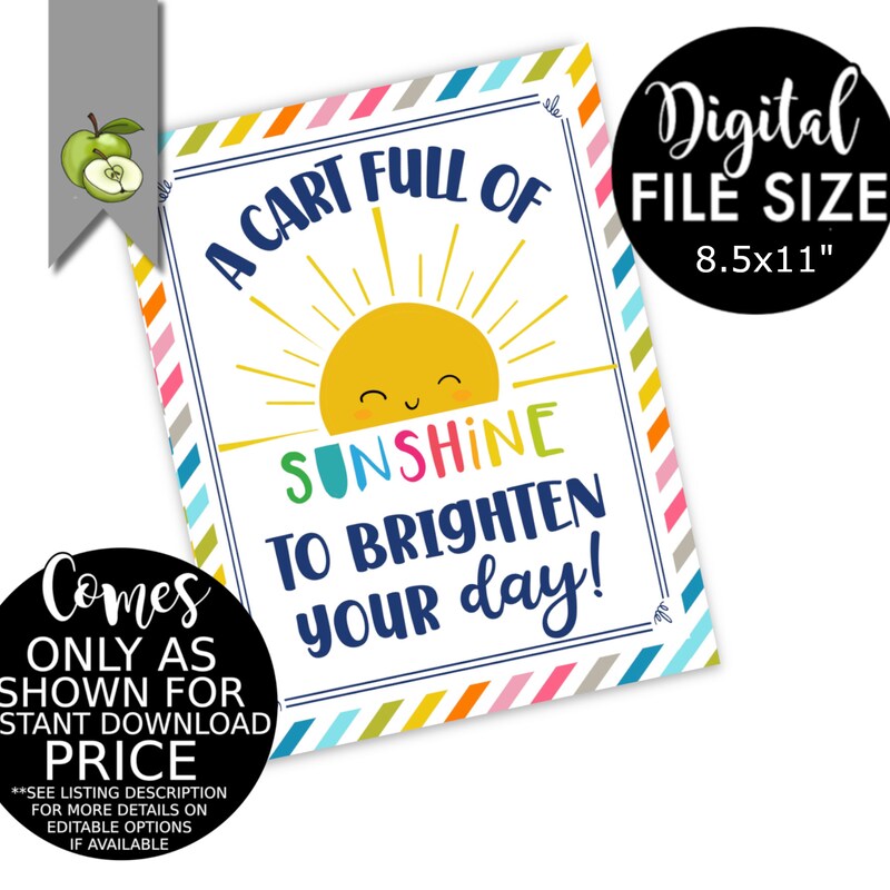 Sunshine Box Printable - Etsy