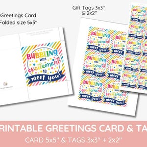 New School Year Bubbles Gift Tags, We've Been Bubbling With Excitement ...