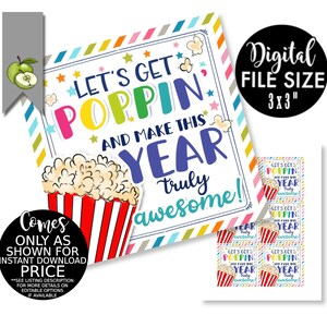 PRINTABLE Let's Get 'poppin' and Make This School Year Truly Awesome ...