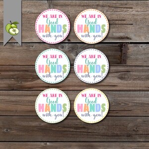 We Are in Good Hands With You Hand Cream Gift Tag Hand Soap - Etsy