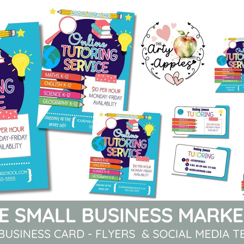 Math Tutor Flyer - Etsy