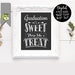 Graduation is Sweet Graduate Sign Grad Party Grad Treat - Etsy