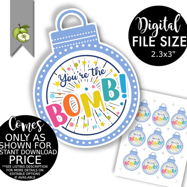 Bath Bomb Labels - Etsy