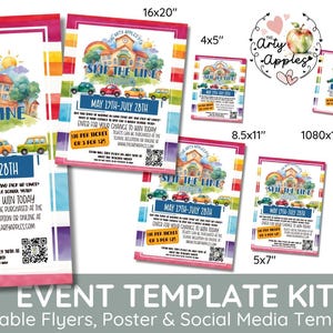 Editable Skip the Line School Fundraiser, Skip the Car Rider Line Flyer ...