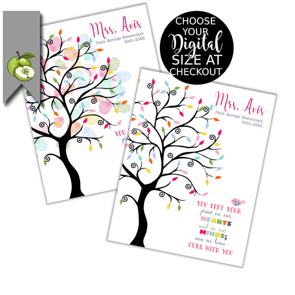 Fingerprint Tree - Etsy UK