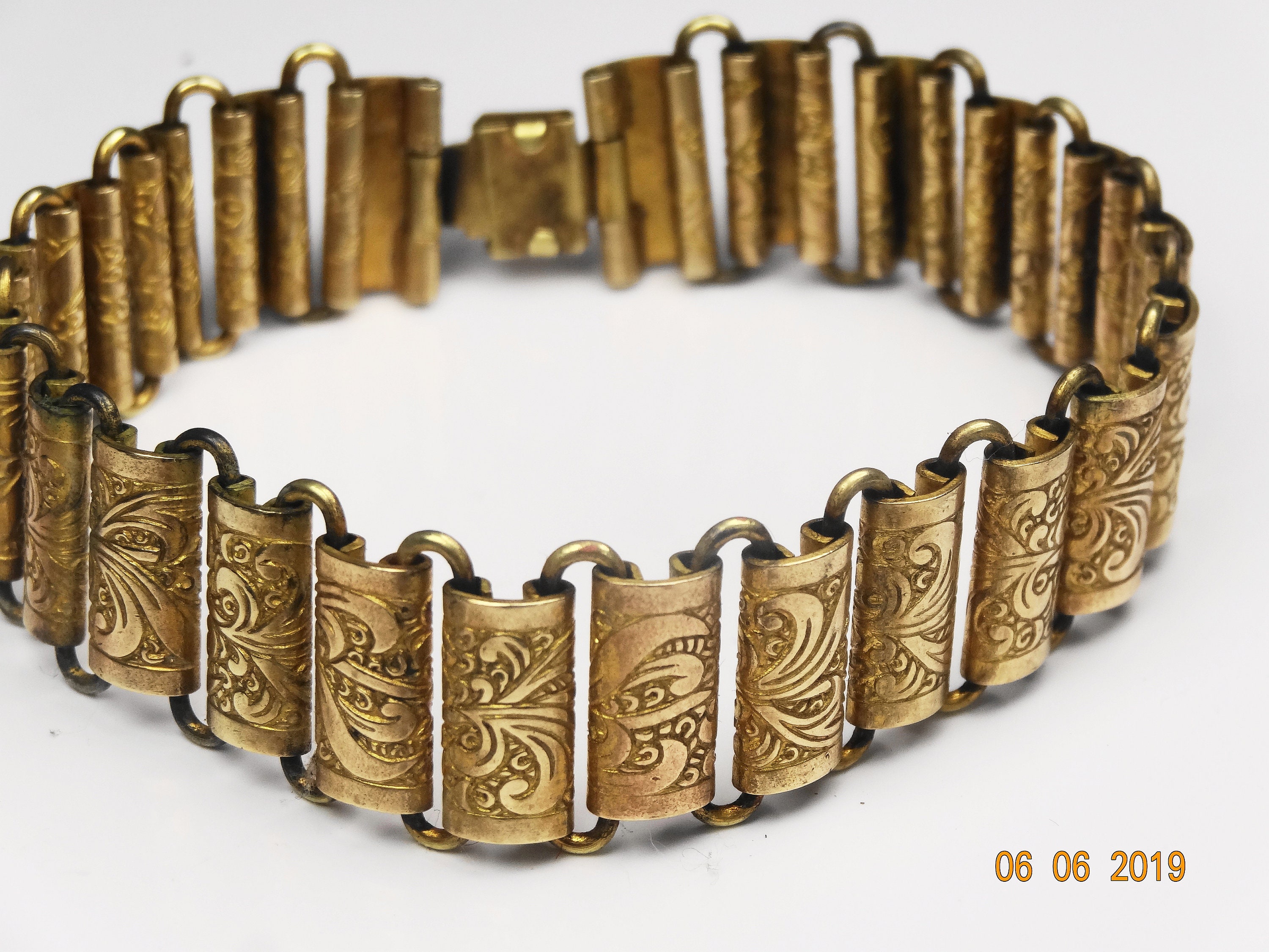 Victorian Book chain bracelet