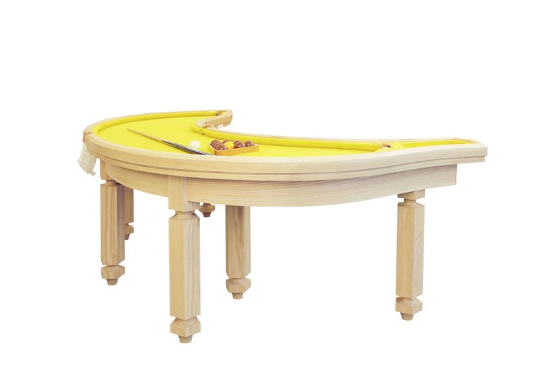 Banana Pool Table, Custom Shaped Pool Tables - Etsy