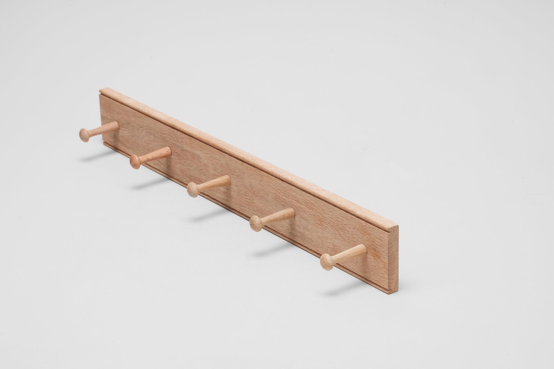 Oak Shaker Peg Rail. Wooden Coat Rack. Storage Rack. Various Sizes ...