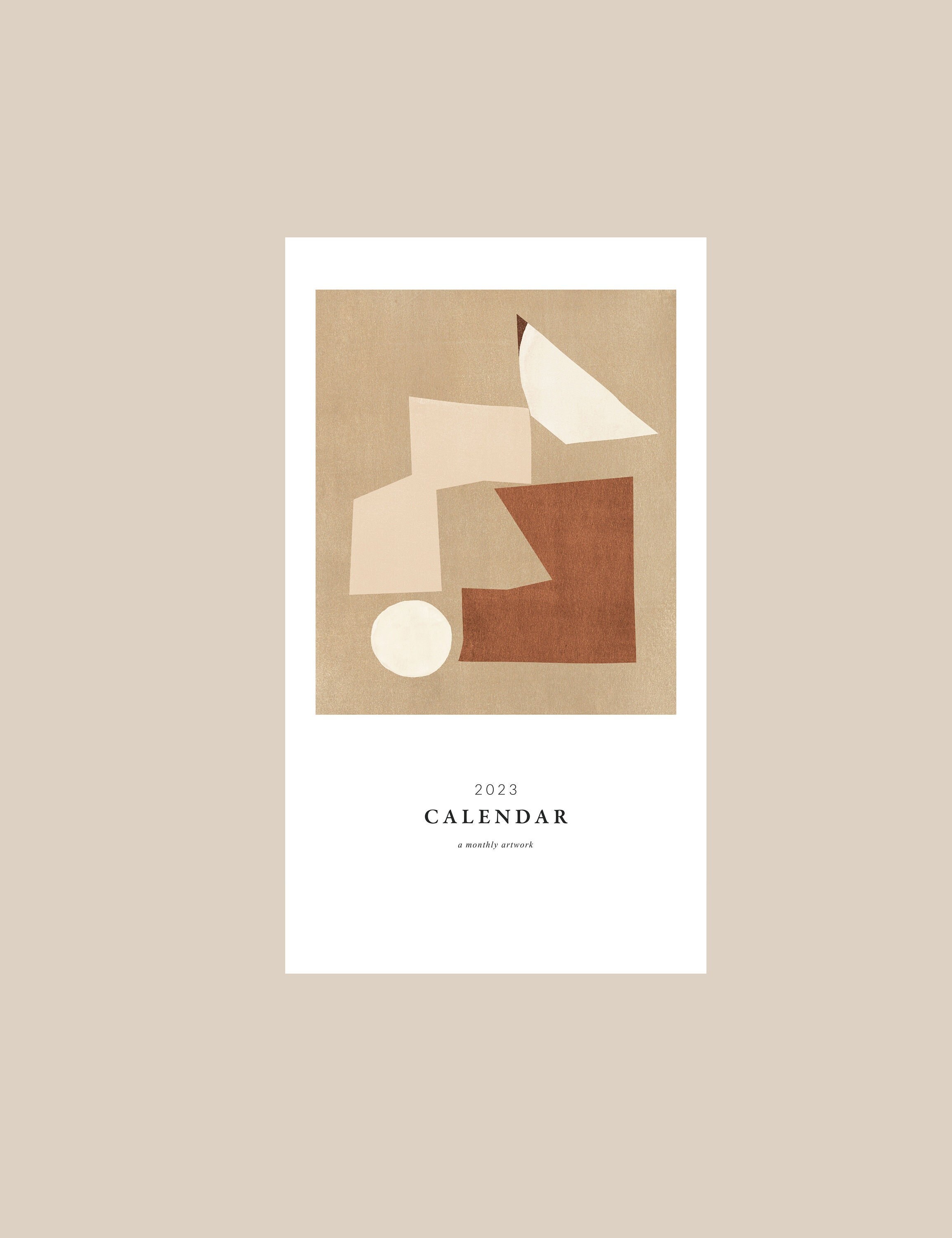 2023 CALENDAR Limited Edition A Monthly Artwork - Etsy