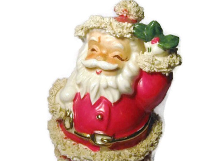 Vintage NAPCO Santa Claus Piggy Bank Porcelain Ceramic Figurine ...