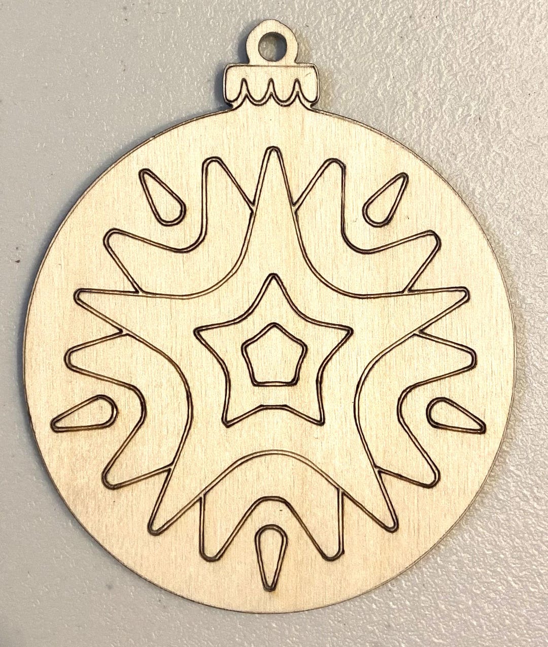 Ready to Paint Wood Ornament Ornament S362 - Etsy
