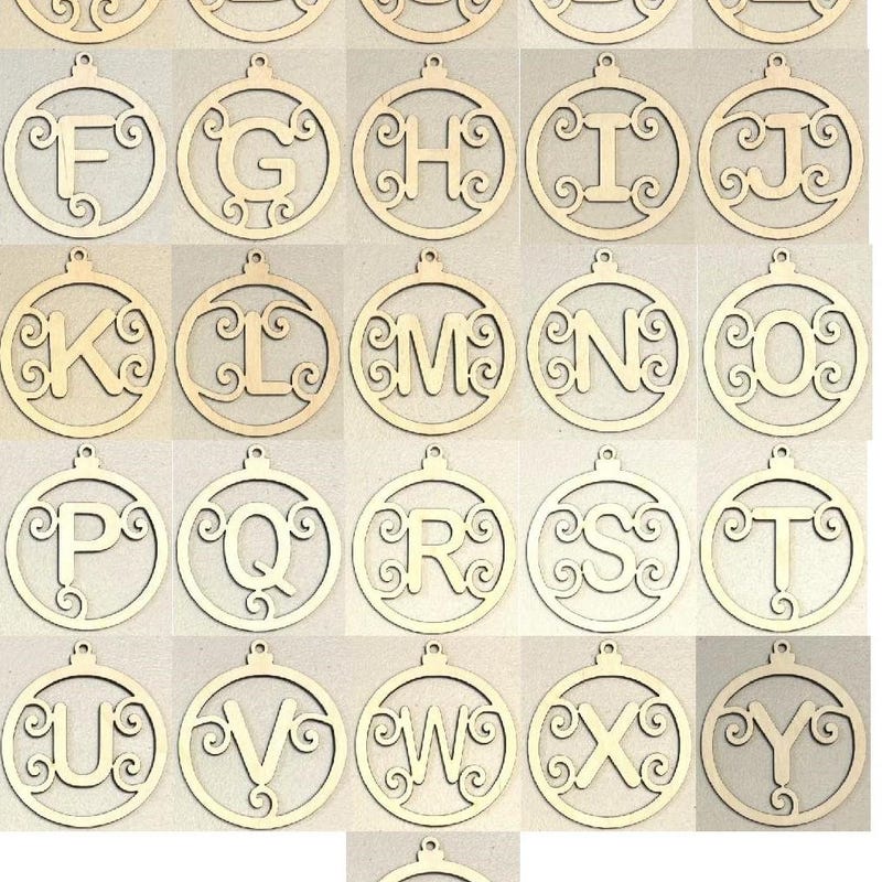 Painted Initials - Etsy