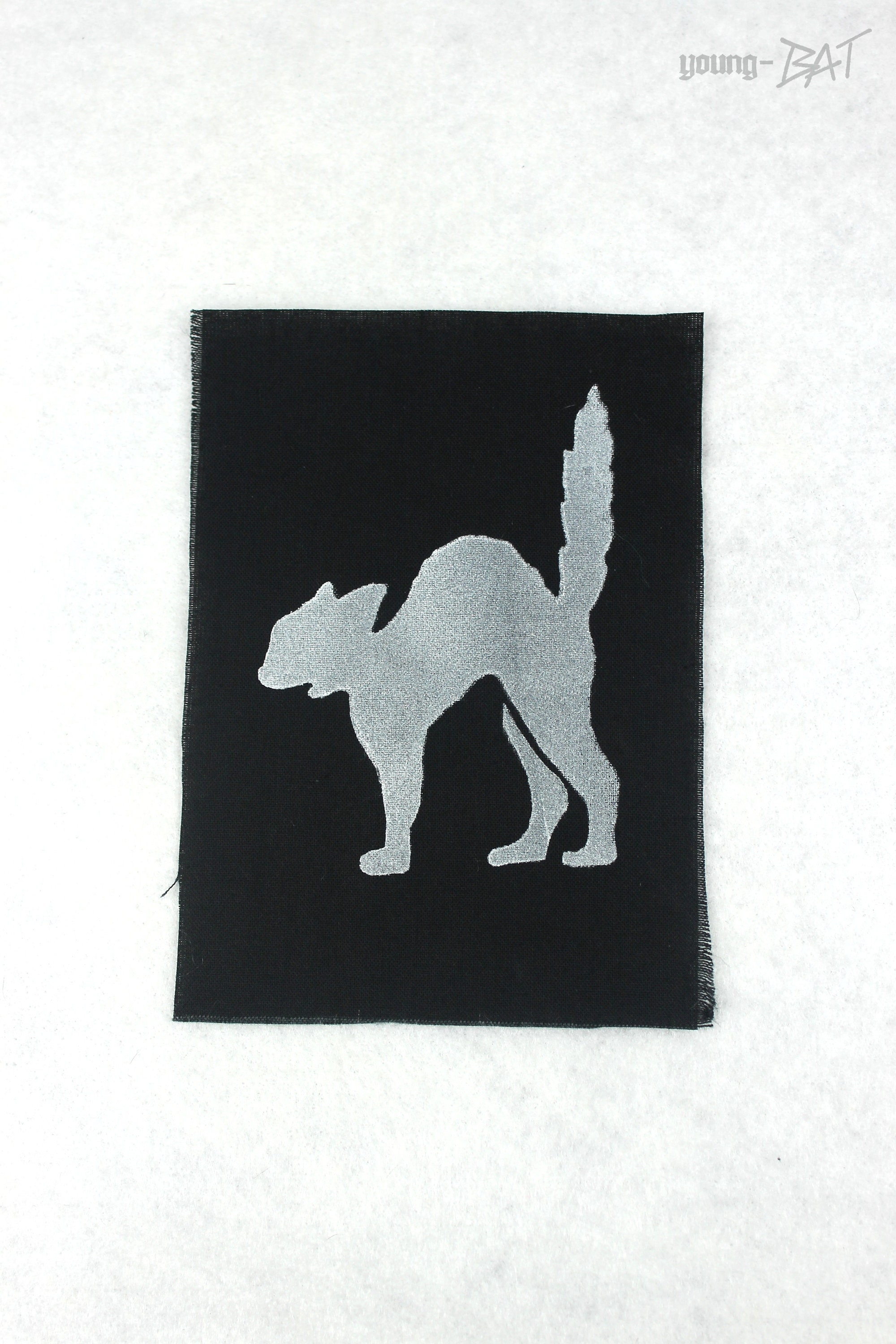 GLOW Screaming Cat Patch/ Patch Fluorescent - Etsy Israel