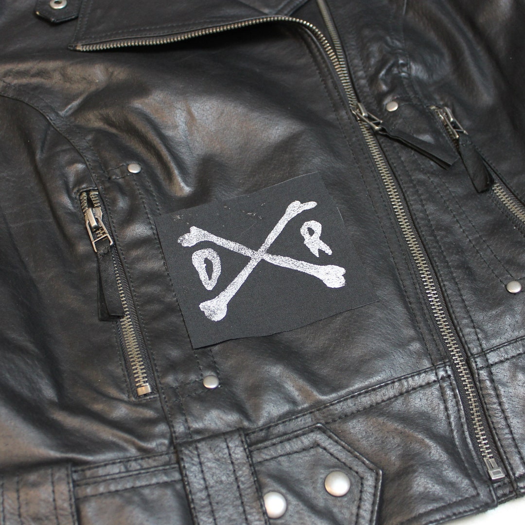 DEATHROCK Bone Patch, 8 Cm X 7 Cm - Etsy