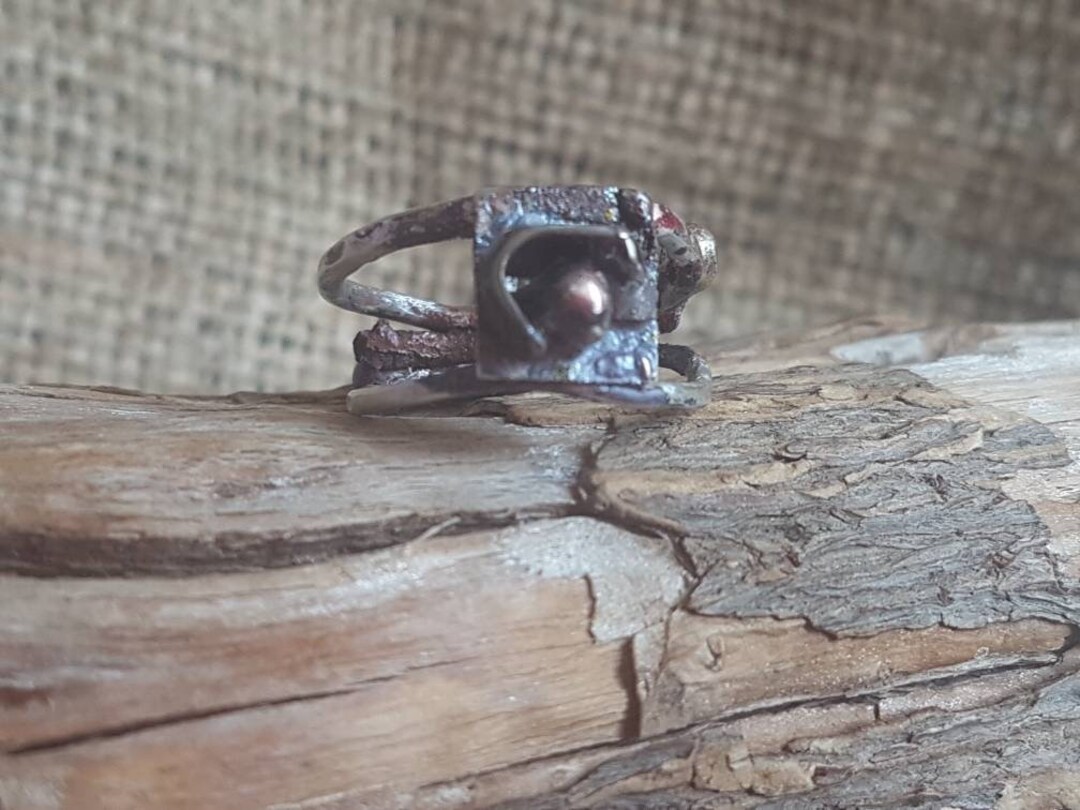 Primitive Ring / Edgy / Rustic / Sterling Silver Ring / One of A Kind ...
