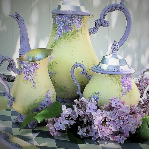 Spring Tea Set - Etsy
