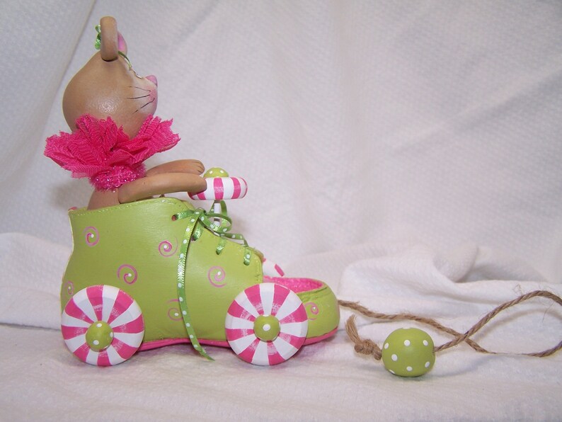 Christmas Mouse Baby Shoe Pull Toy - Etsy