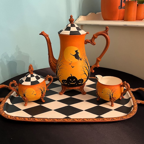 Halloween Tea Set - Etsy