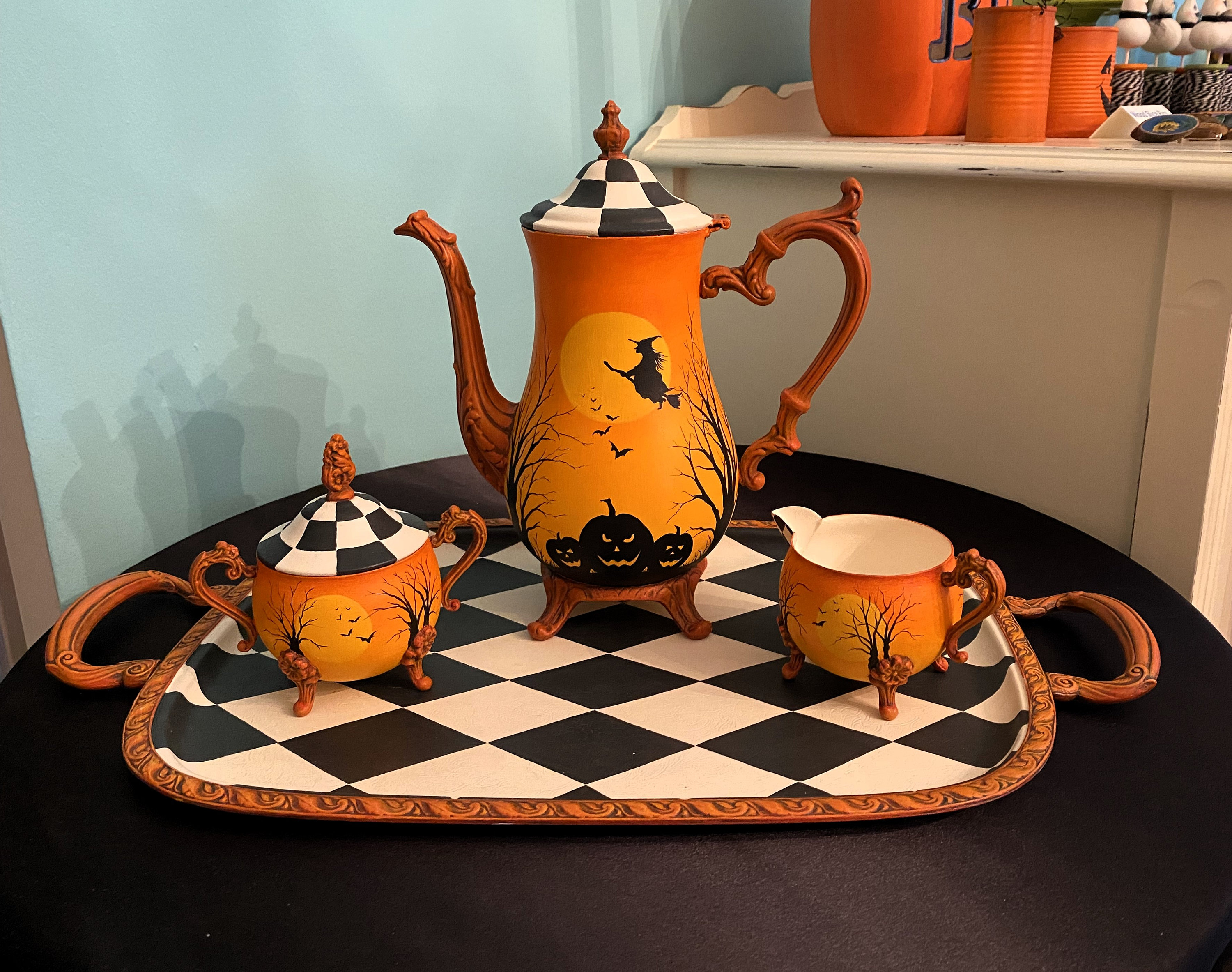 Witches Brew Tea Set - Etsy