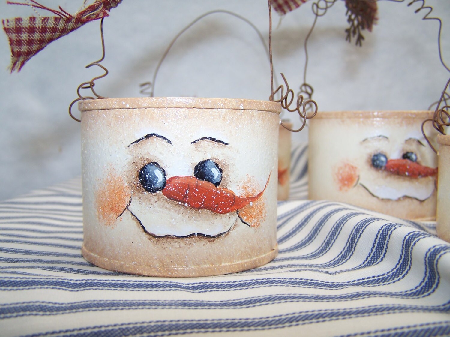 Uncanny Snowmen Containers Pattern Packet - Etsy