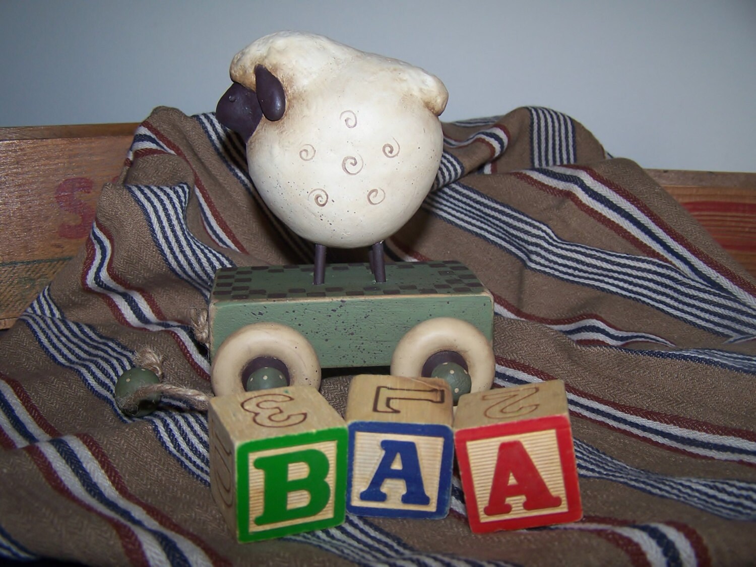 Baa Oink Moo Prim Pull Toys - Etsy