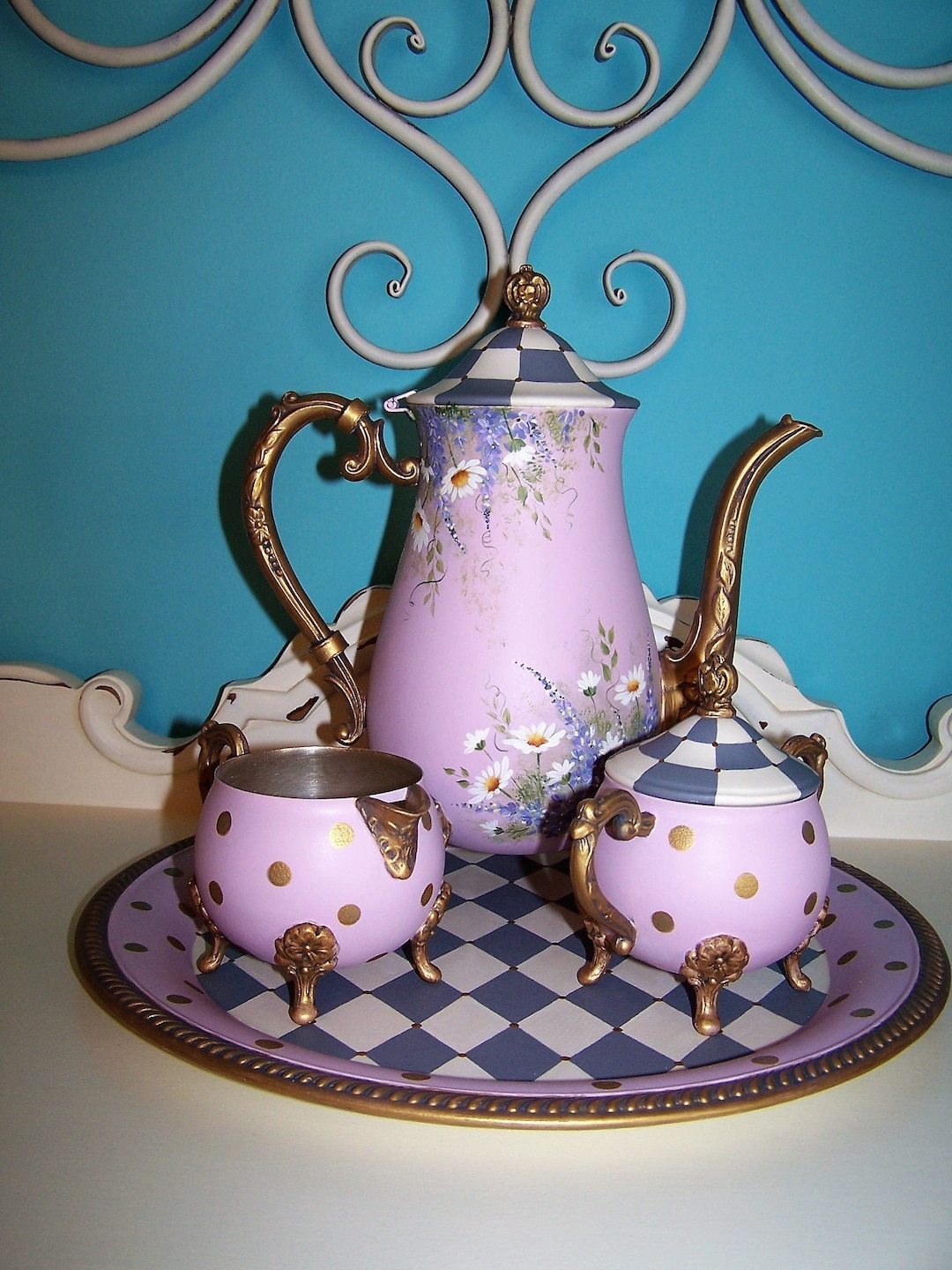 Fresh as a Daisy Tea Set - Etsy