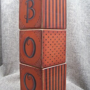 Boo Blocks - Etsy