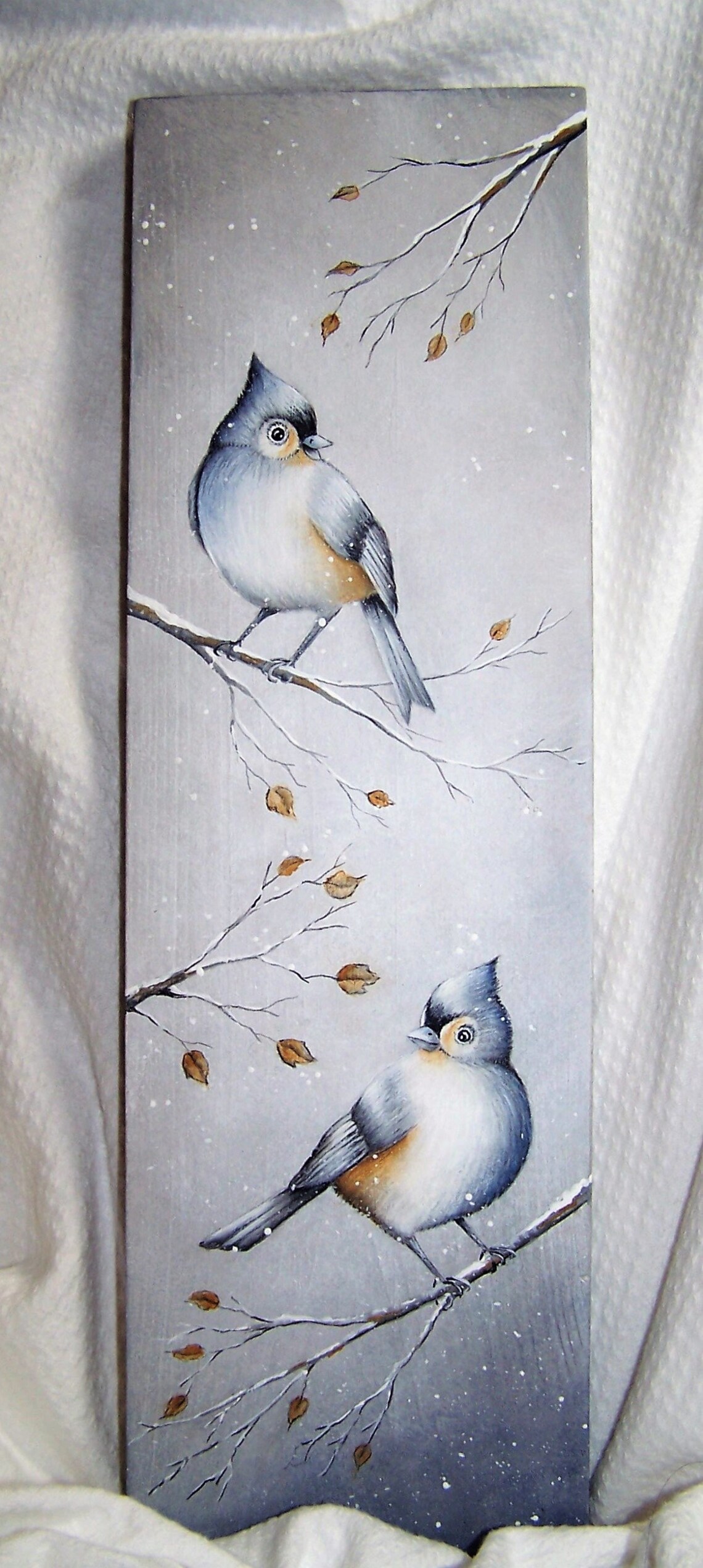 Pair of Tufted Titmouse - Etsy