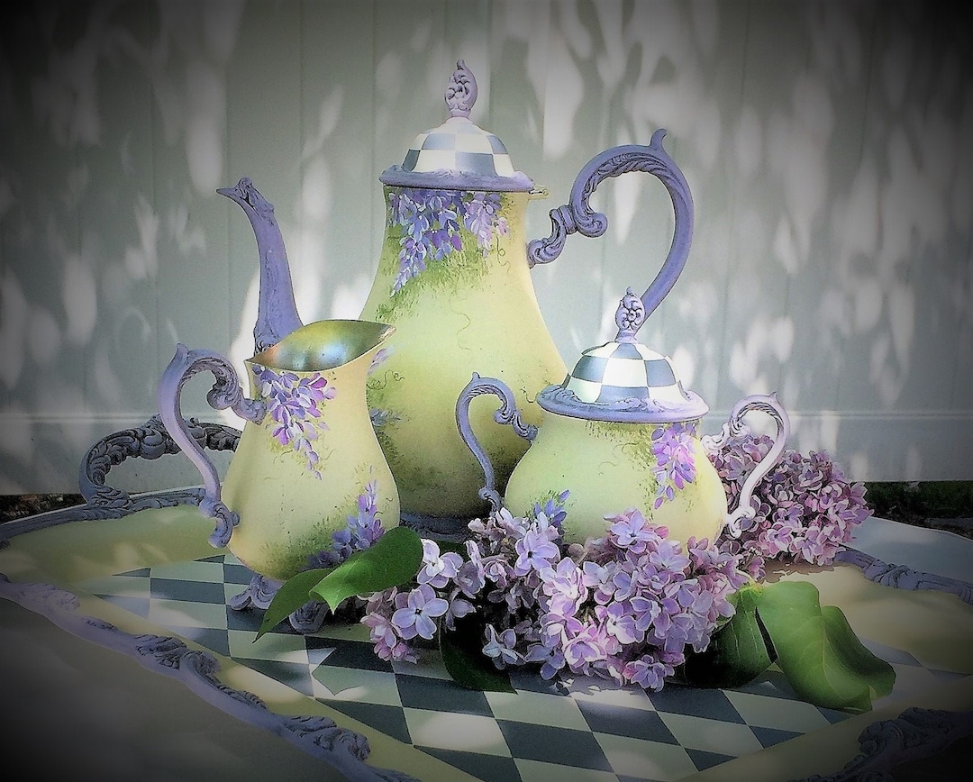 Spring Tea Set - Etsy