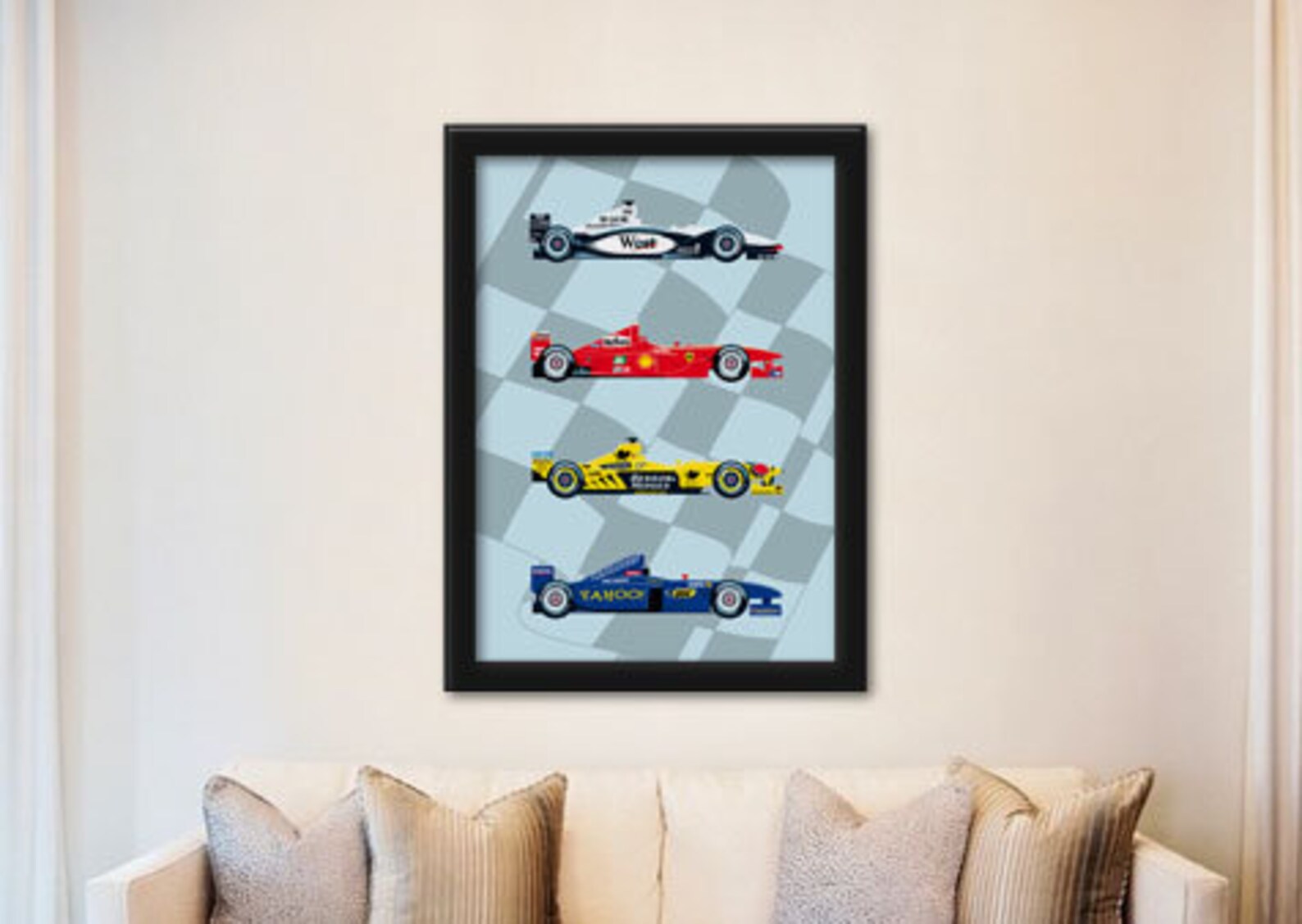 Formula 1 Wall Art F1 Digital Art Racing Gift Downloadable - Etsy