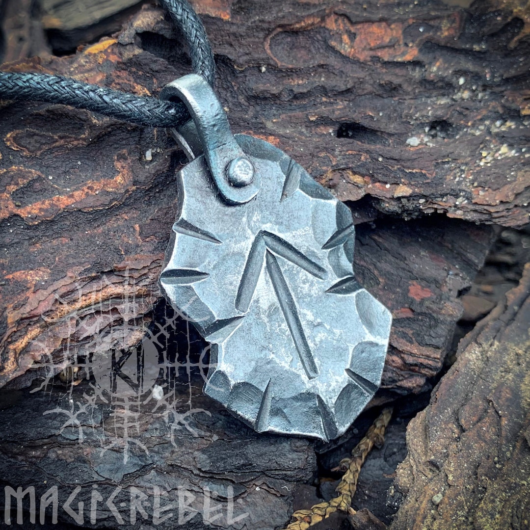 Teiwaz Rune, Forged Iron Rune, Tiwaz Rune, Tyr Tiw Rune, Viking Rune ...