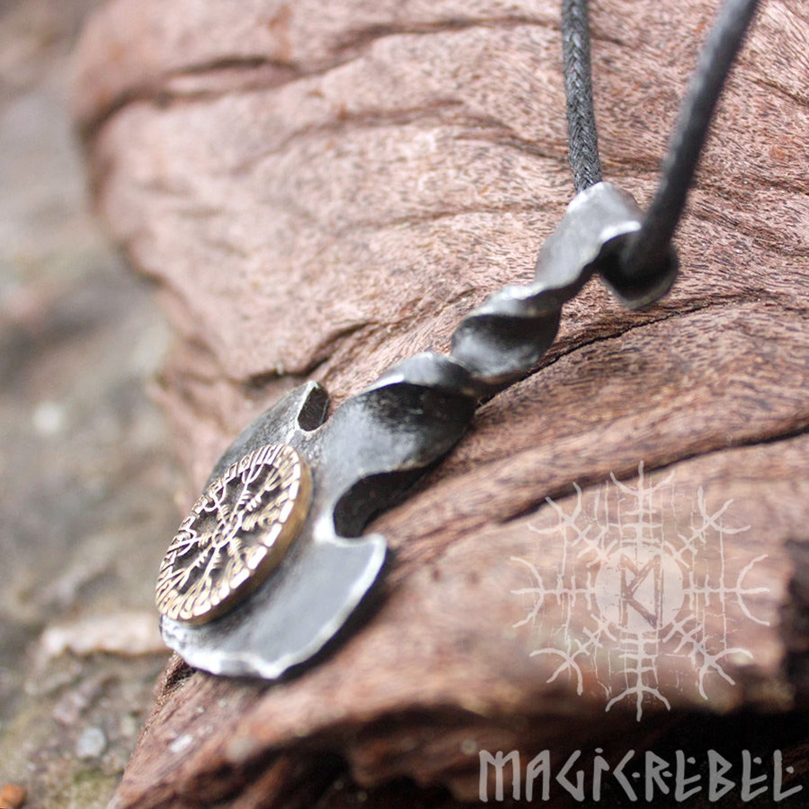 Forged Iron Thor Hammer Twisted Handle Viking Mjolnir Bronze - Etsy