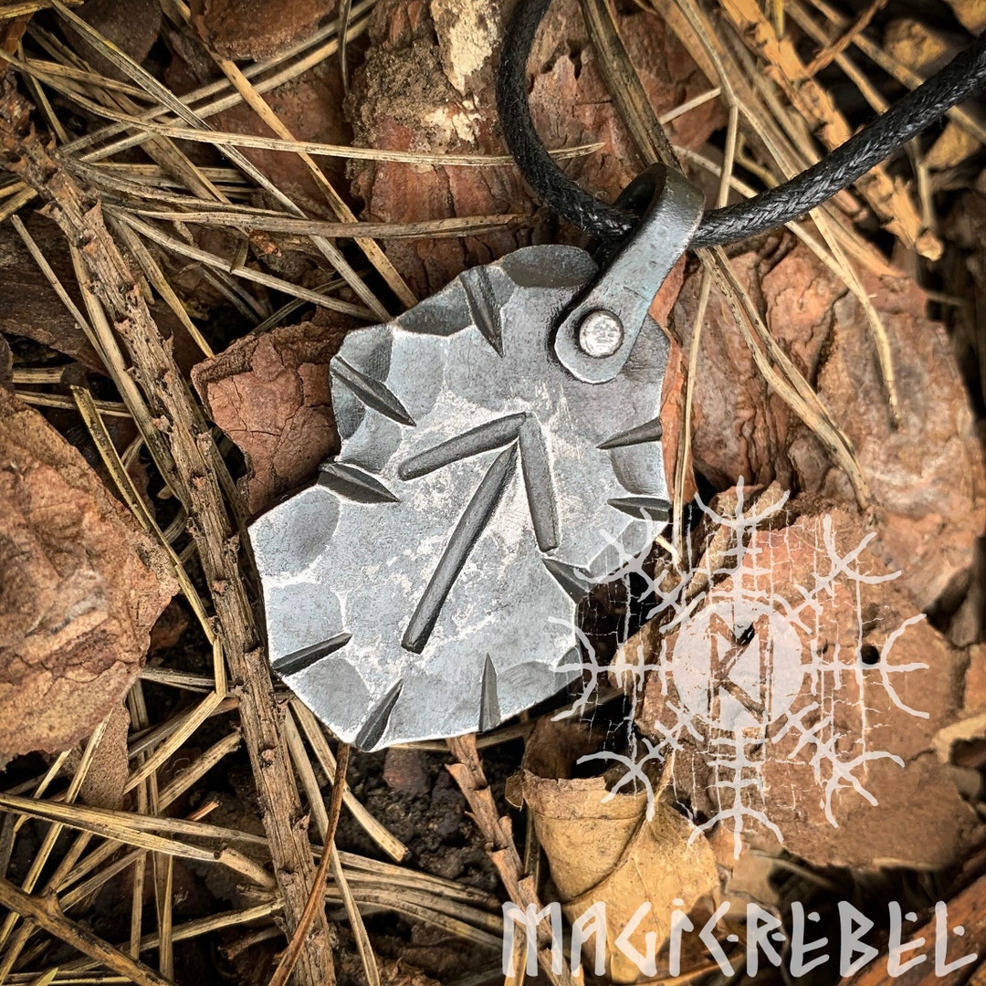 Teiwaz Rune, Forged Iron Rune, Tiwaz Rune, Tyr Tiw Rune, Viking Rune ...