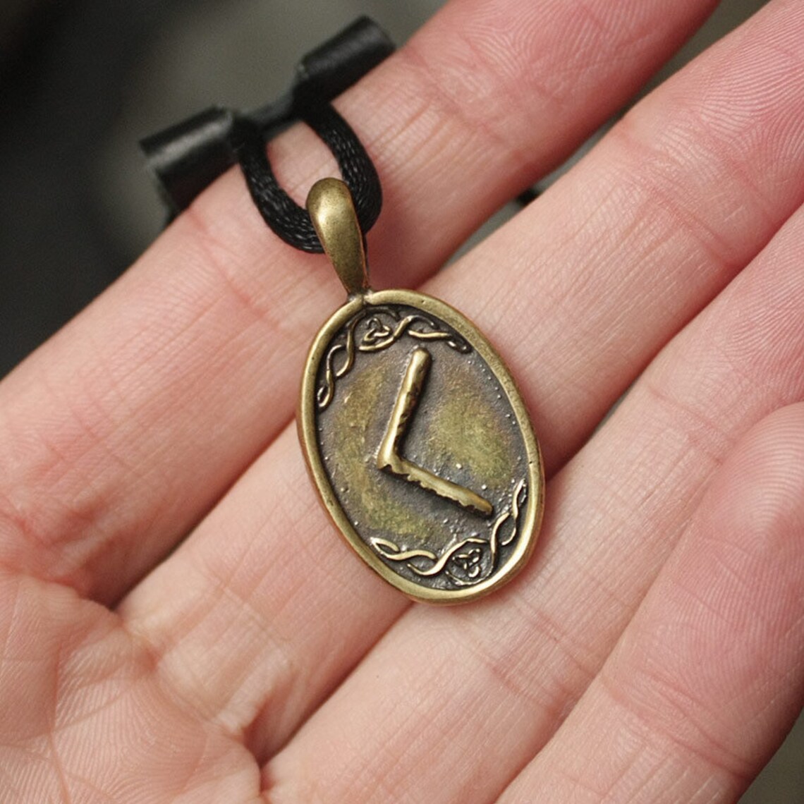 Bronze Kenaz Kaunan Rune Yggdrasil Viking Amulet Runic Nordic | Etsy