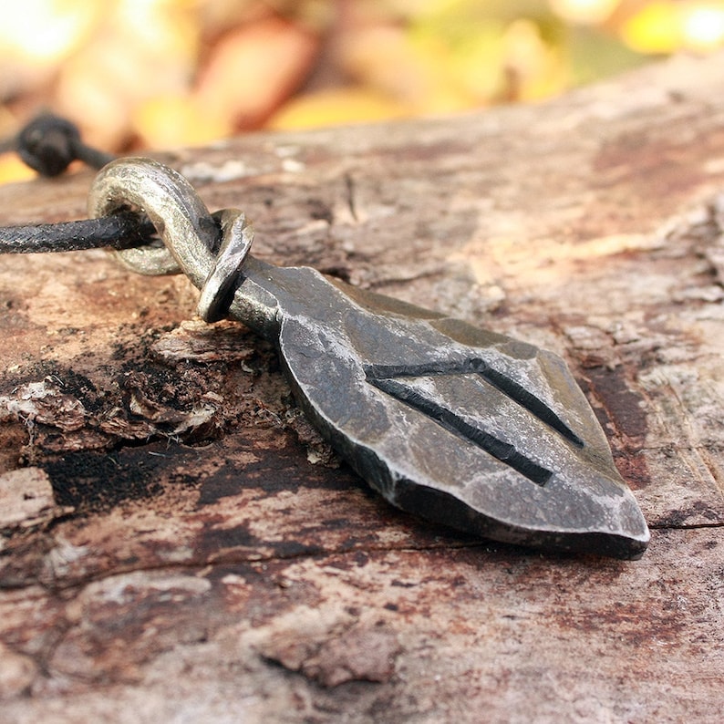 Forged Iron Uruz Ur Uram Rune Viking Amulet Runic Nordic - Etsy