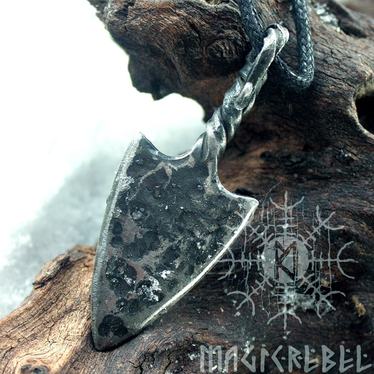 Viking Pendant Gungnir Pendant Forged Iron Pendant Odin - Etsy