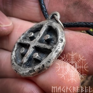 Sun Solar Cross, Odin Wheel of Taranis, Viking Pagan Pendant, Nordic ...