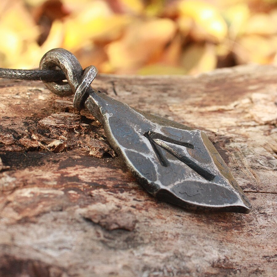Forged Iron Tiwaz Tyr Tiw Rune Viking Amulet Runic Nordic - Etsy UK