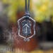 Forged Iron Tiwaz Tyr Tiw Rune Viking Amulet Runic Nordic Pendant ...