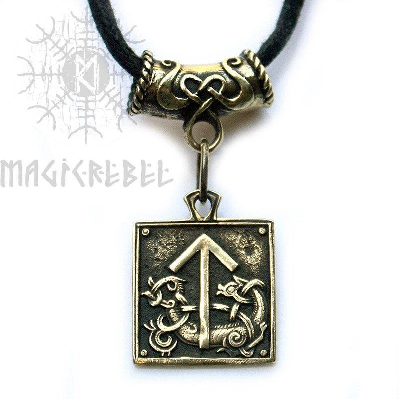 Teiwaz Tyr Tiw Rune Viking Talisman Nordic Runic Amulet - Etsy