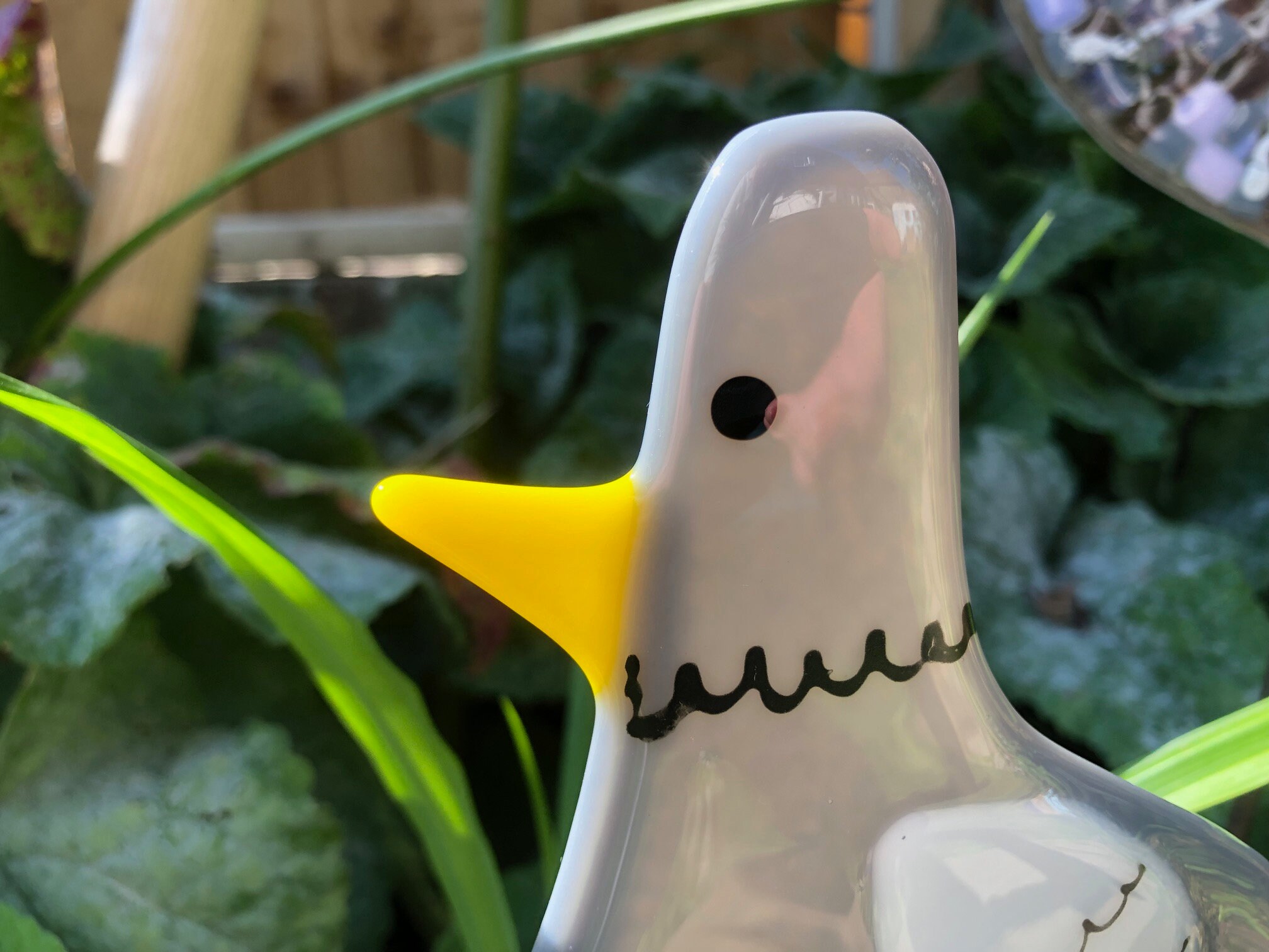 Glass Pigeon Garden Ornament / Decoration | Etsy