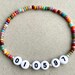 CUSTOM Numbers Bracelet Colorful Beaded Bracelets Friendship Gifts Date ...