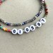 CUSTOM Numbers Bracelet Colorful Beaded Bracelets Friendship Gifts Date ...
