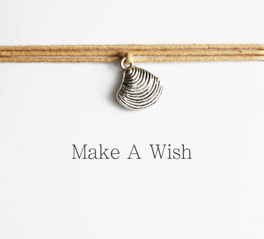 Make A Wish Shell Bracelet Bohemian Jewellery, Friendship Braceletss ...