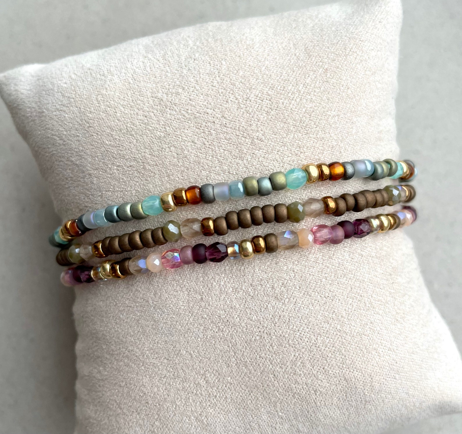 Small Beads Bracelet Boho Jewellery Bohemian Style Small - Etsy