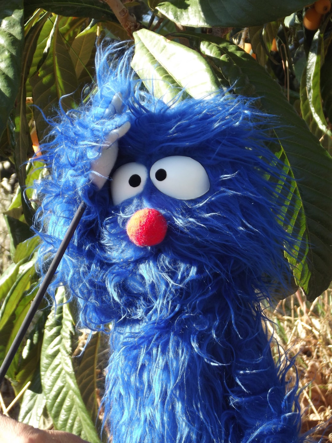 Medlar Blue Monster Hand Puppet - Etsy