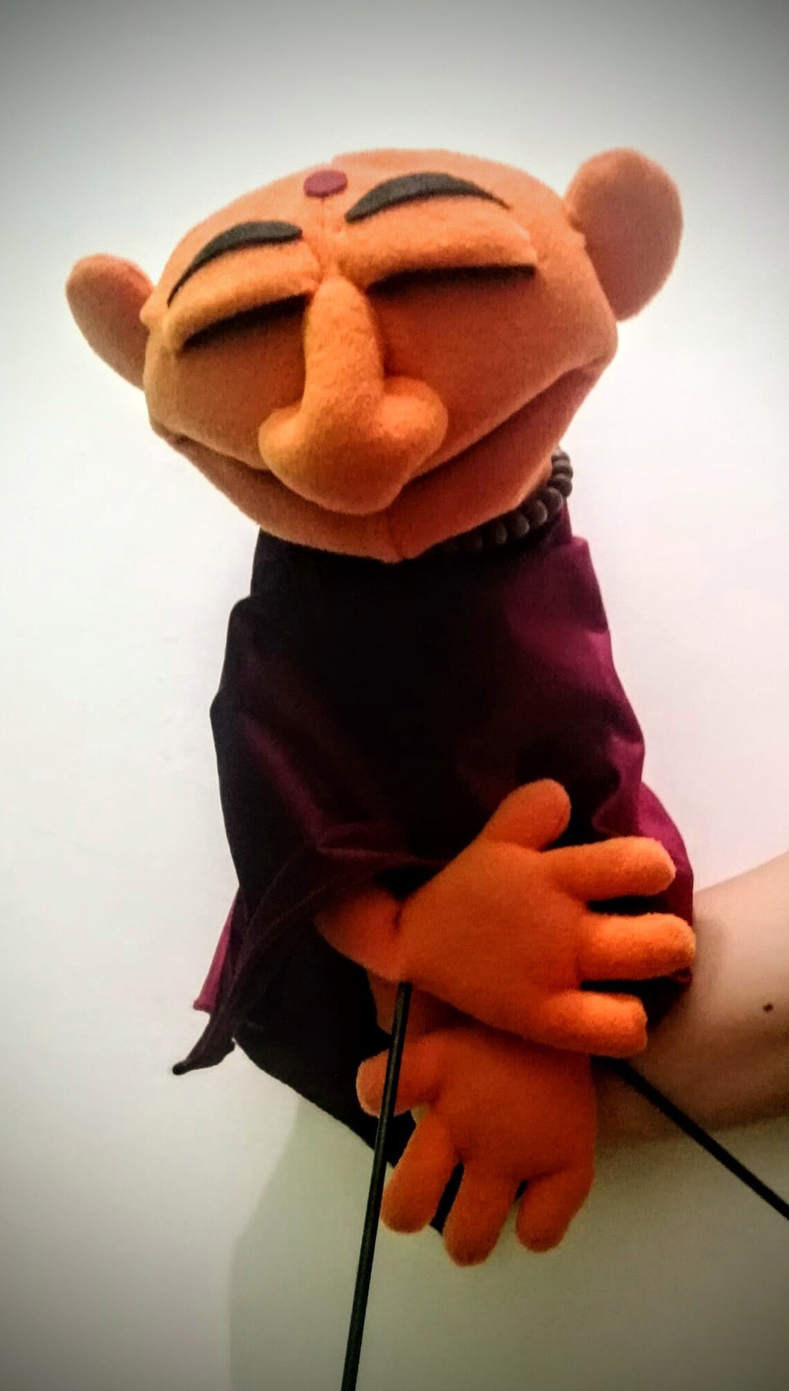 Laothe Buddhist Monk Hand Puppet Professional Rods. - Etsy Canada