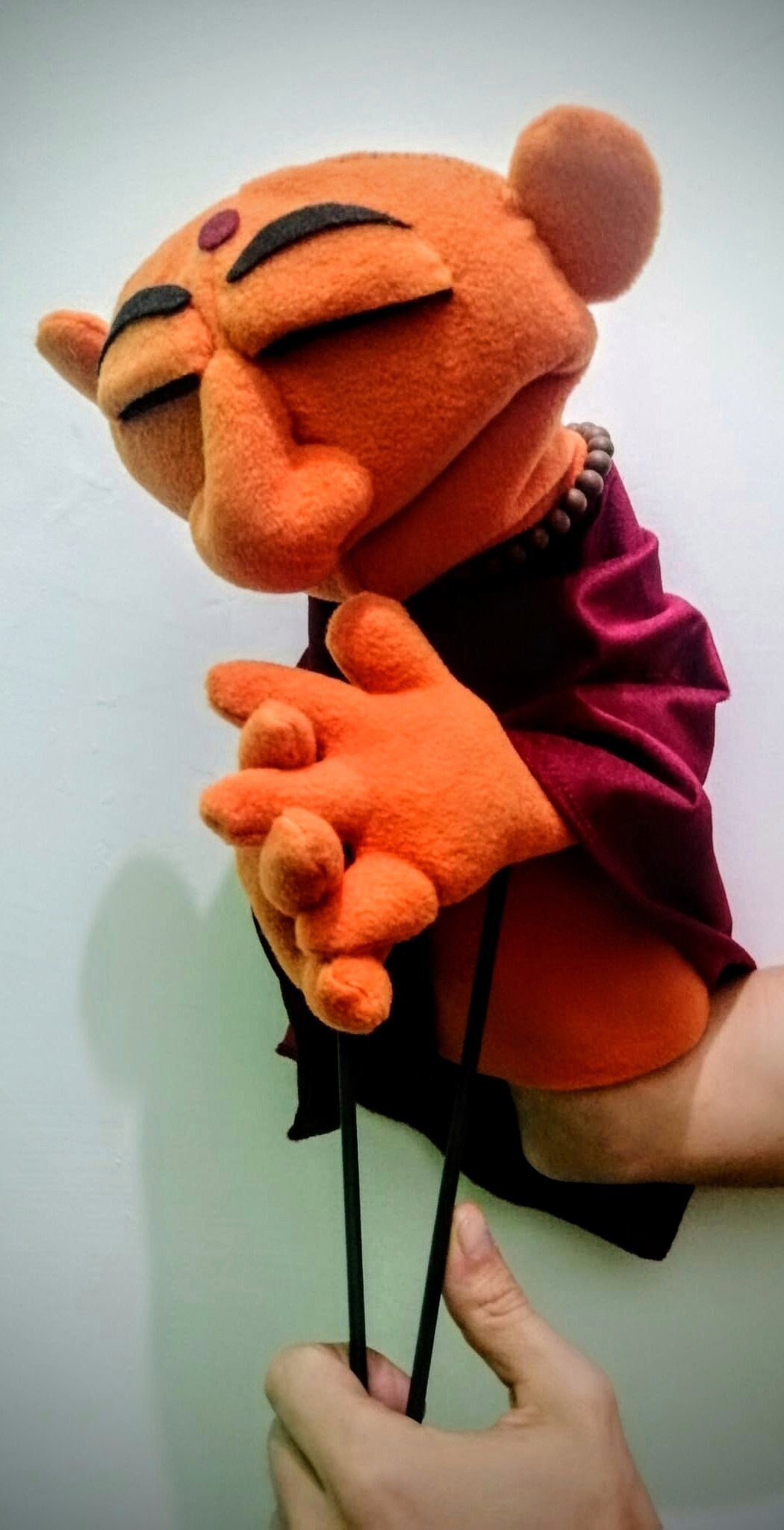 Laothe Buddhist Monk Hand Puppet Professional Rods. - Etsy Canada