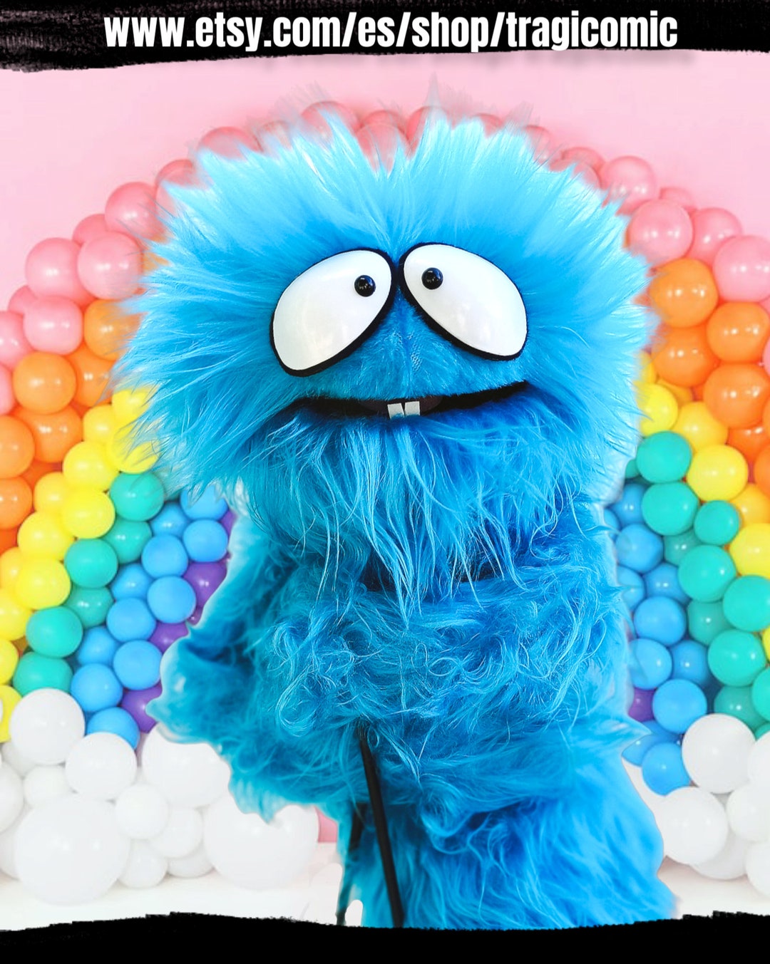 Karturillo Blue Monster Hand Puppet - Etsy